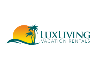 LuxLiving Vacation Rentals Logo Design - 48hourslogo