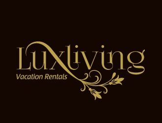 LuxLiving Vacation Rentals Logo Design - 48hourslogo
