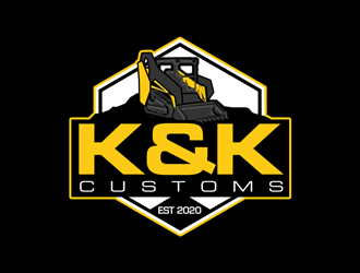 K&K Customs Logo Design - 48hourslogo