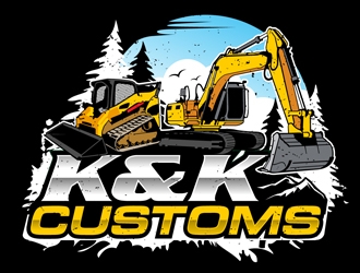 K&K Customs Logo Design - 48hourslogo