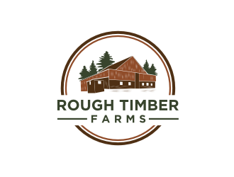 Rough Timber Farms Logo Design - 48hourslogo