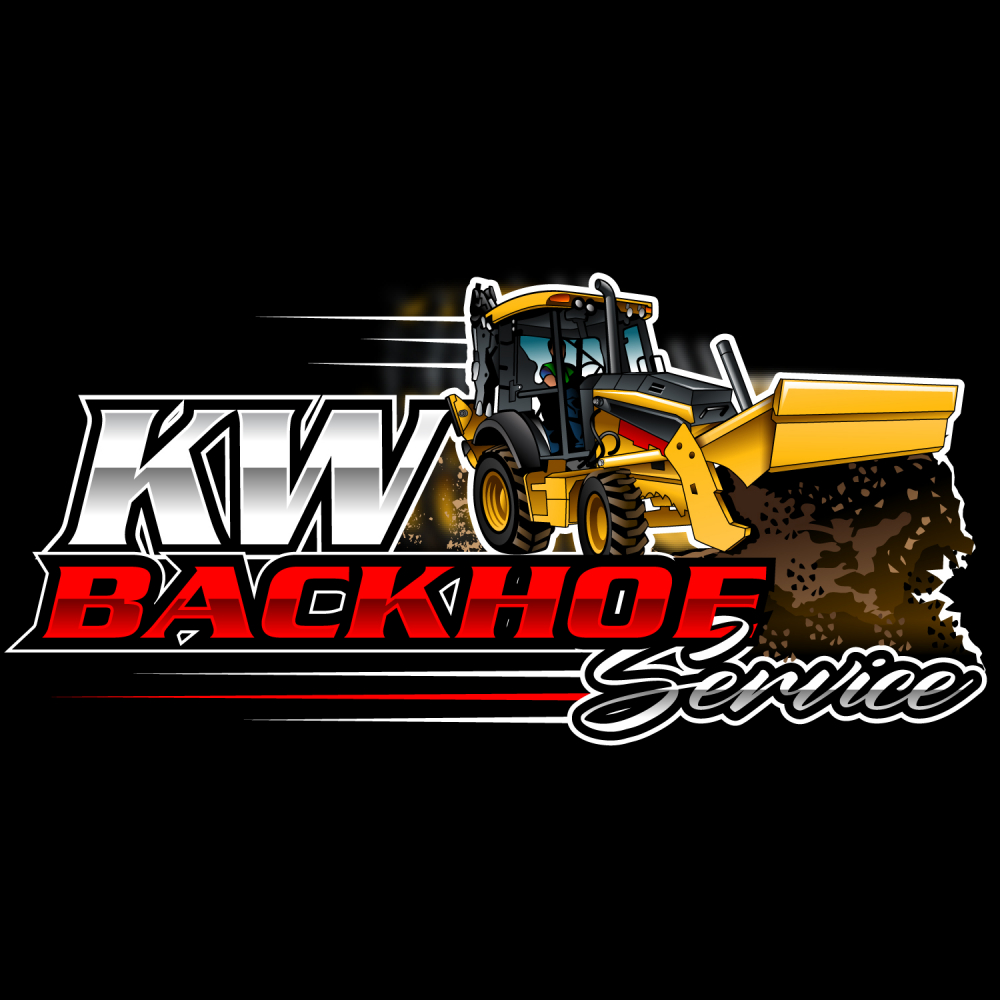 KW Backhoe Service Digital Design - 48hourslogo