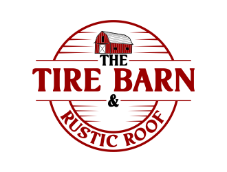 The Tire Barn & Rustic Roof Logo Design - 48hourslogo