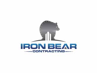 Iron bear contracting Logo Design - 48hourslogo
