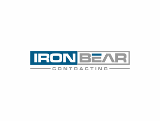 Iron bear contracting Logo Design - 48hourslogo