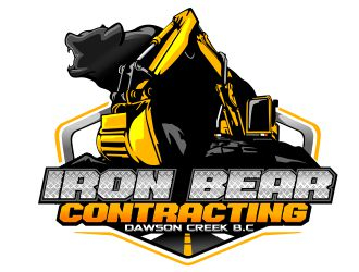 Iron bear contracting Logo Design - 48hourslogo