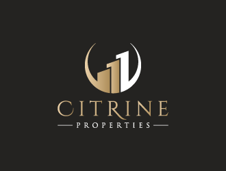 Citrine Properties Logo Design - 48hourslogo