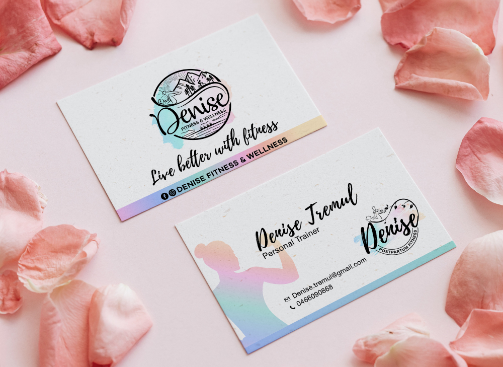 Denise fitness & wellness Digital Design - 48hourslogo