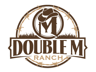 Double M Ranch Logo Design - 48hourslogo