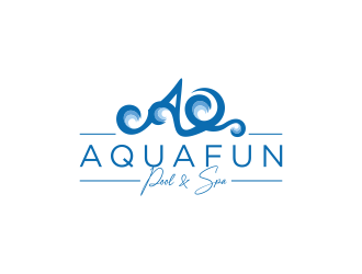 Aquafun Pool & Spa Logo Design - 48hourslogo
