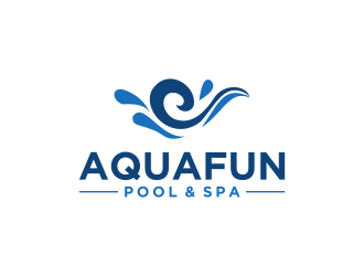Aquafun Pool & Spa Logo Design - 48hourslogo
