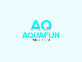 Aquafun Pool & Spa Logo Design - 48hourslogo
