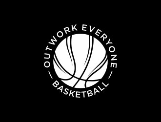 Outwork Everyone Basketball Logo Design - 48hourslogo