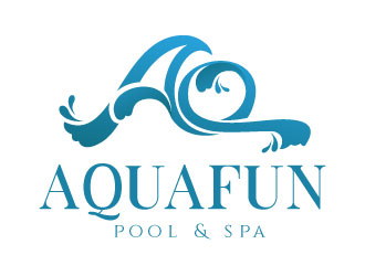 Aquafun Pool & Spa Logo Design - 48hourslogo