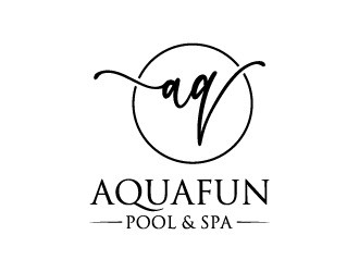 Aquafun Pool & Spa Logo Design - 48hourslogo