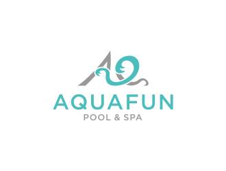 Aquafun Pool & Spa Logo Design - 48hourslogo