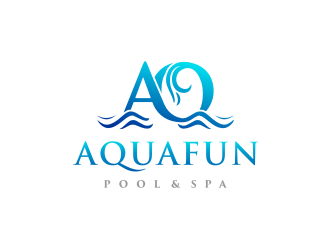 Aquafun Pool & Spa Logo Design - 48hourslogo