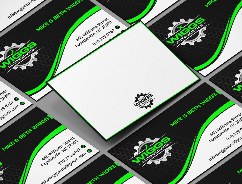 Mike Wiggs Auto & Fleet Service Digital Design - 48hourslogo