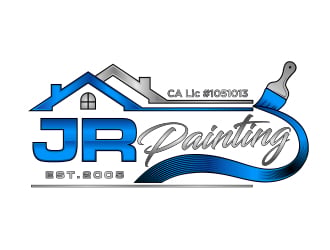 JR Painting Logo Design - 48hourslogo