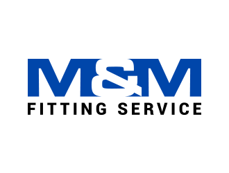 M&M Fitting Service Logo Design - 48hourslogo