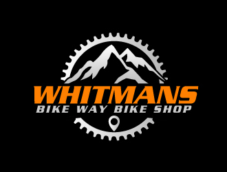 Whitmans Bike Way Bike Shop Logo Design - 48hourslogo
