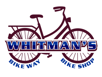 Whitmans Bike Way Bike Shop Logo Design - 48hourslogo