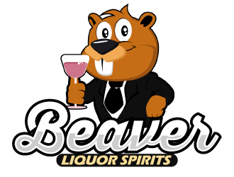 Beaver Liquor Spirits Logo Design - 48hourslogo