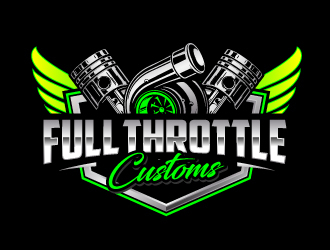 Full Throttle Customs Logo Design - 48hourslogo