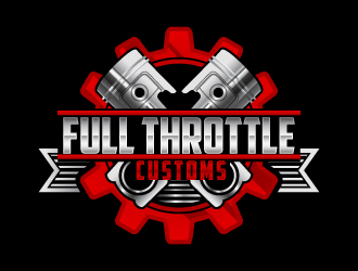 Full Throttle Customs logo design - 48hourslogo.com