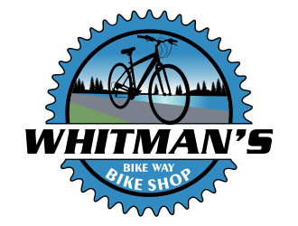 Whitmans Bike Way Bike Shop Logo Design - 48hourslogo
