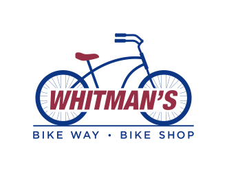 Whitmans Bike Way Bike Shop Logo Design - 48hourslogo