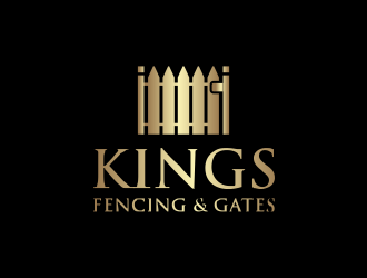 KINGS FENCING & GATES Logo Design - 48hourslogo