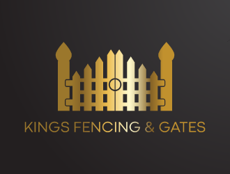 KINGS FENCING & GATES Logo Design - 48hourslogo