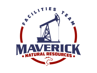 Maverick Natural Resources Facilities Team Logo Design - 48hourslogo