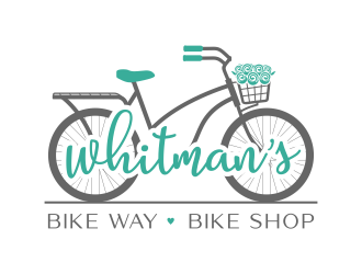 Whitmans Bike Way Bike Shop Logo Design - 48hourslogo