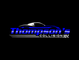 Thompson’s Collision Logo Design - 48hourslogo
