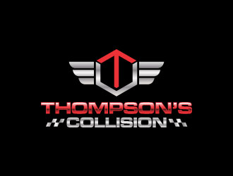 Thompson’s Collision Logo Design - 48hourslogo