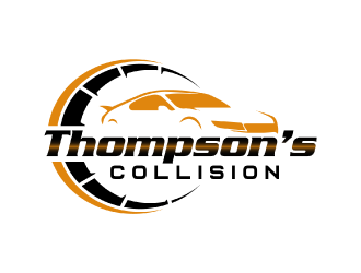 Thompson’s Collision Logo Design - 48hourslogo