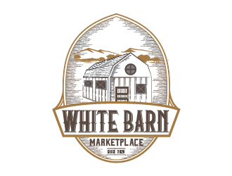WHITE BARN MARKETPLACE Logo Design - 48hourslogo