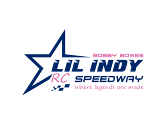 Bobby Bowes lil Indy rc speedway Where legends are made Logo Design ...