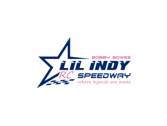 Bobby Bowes lil Indy rc speedway Where legends are made Logo Design ...
