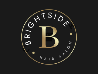 Brightside Hair Salon Logo Design - 48hourslogo