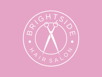 Brightside Hair Salon Logo Design - 48hourslogo