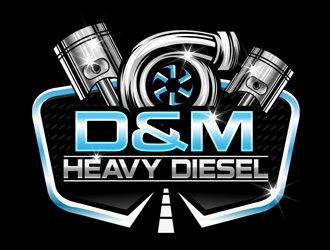 D&M Heavy Diesel Logo Design - 48hourslogo