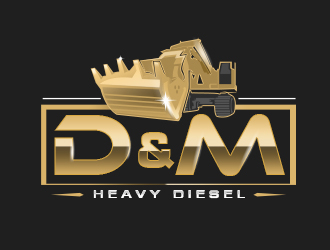 D&M Heavy Diesel Logo Design - 48hourslogo