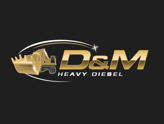 D&M Heavy Diesel Logo Design - 48hourslogo