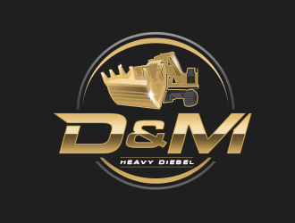 D&M Heavy Diesel Logo Design - 48hourslogo