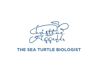 Christine Figgener - The Sea Turtle Biologist Logo Design - 48hourslogo