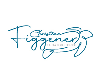 Christine Figgener - The Sea Turtle Biologist Logo Design - 48hourslogo