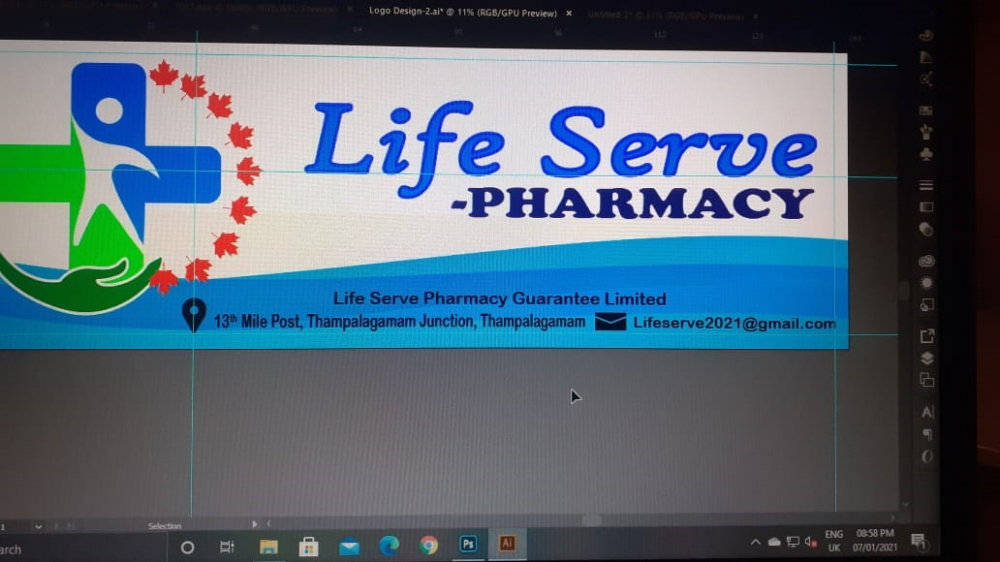 Life Serve Pharmacy Logo Design - 48hourslogo